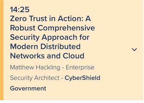 Matthew Hackling On Linkedin Zerotrust