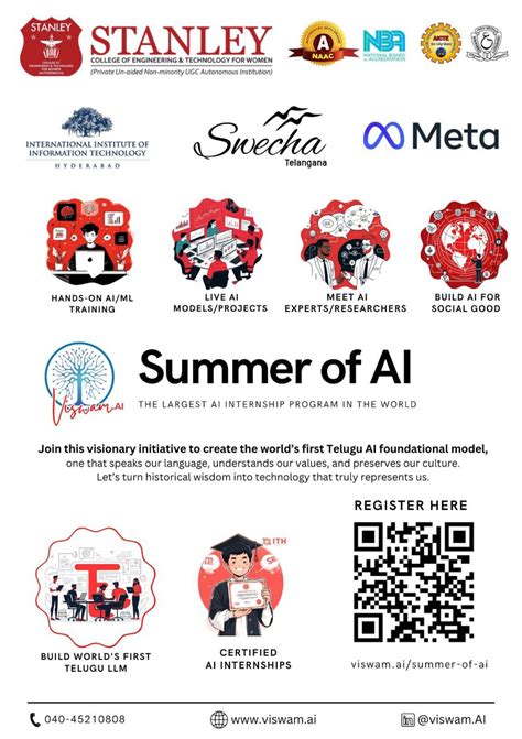 Stanleycollege Aiinternship Viswamai Swecha Iiithyderabad