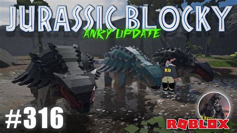 Jurassic Blocky Dinosaurs Live Day Three Hundred Sixteen Anky