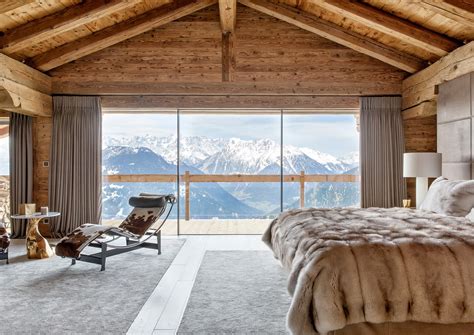 Un Chalet Espectacular En Los Alpes Suizos Diseño De Chalet Casa De