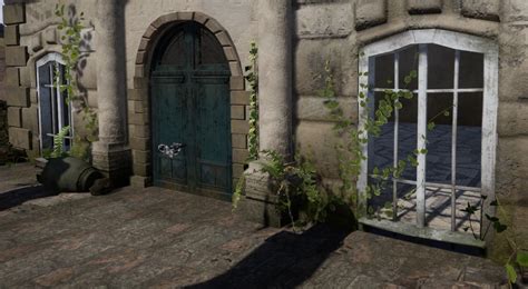 3d Model Ancient Modular Building Vr Ar Low Poly Cgtrader