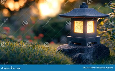 Japanese Stone Lanterns Toro In Nikko Toshogu Shrine Japan Stock