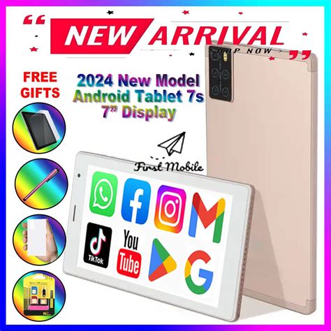 Android Tab 7s 2gb Ram 16gb Rom 7 Inch Mini Tablet Free 4 T