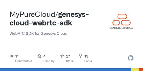 github mypurecloud genesys cloud webrtc sdk webrtc sdk for genesys cloud