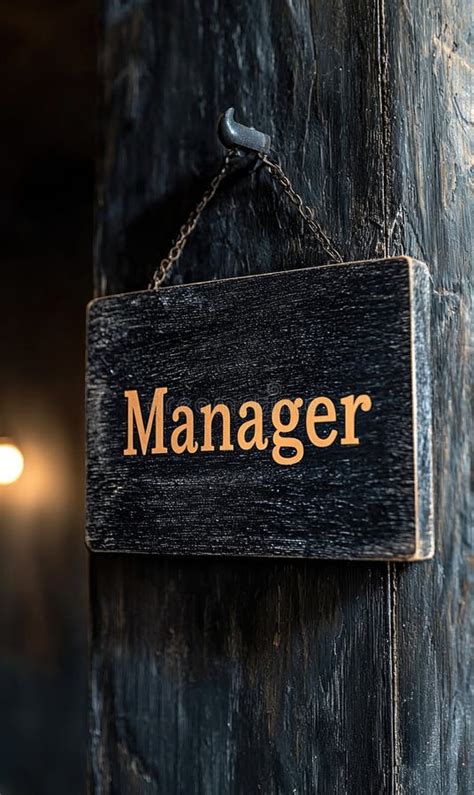 Leadership Role Text Manager Overseeing Team Dynamics And Operational