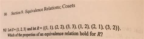 solved let {1 2 3} and let r { 1 1 2 2 3 3