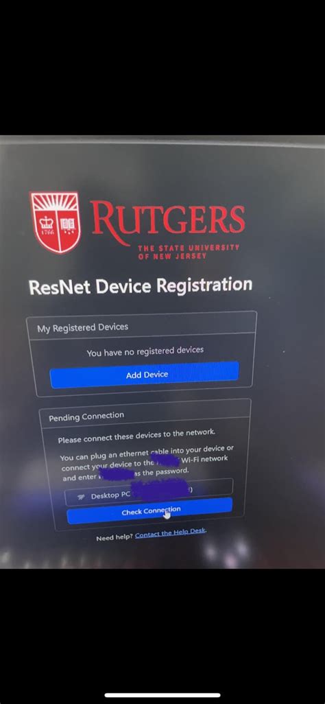 Cant Connect Ethernet R Rutgers