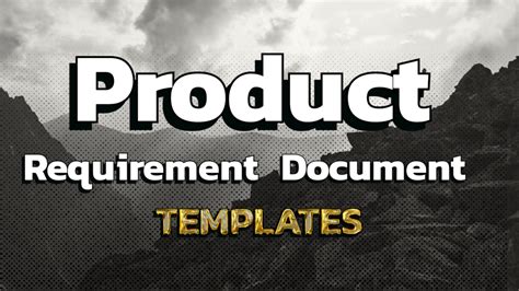 Product Requirement Document PRD Templates