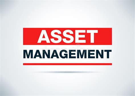 Asset Management Abstract Flat Background Design Illustration Stock