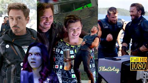 Avengers Infinity War Full Bloopers And Gag Reel Hilarious Marvel