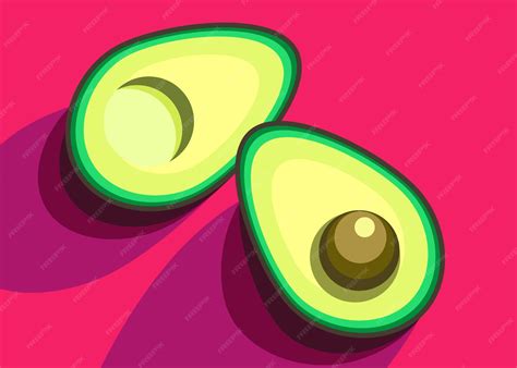 Premium Vector Avocado