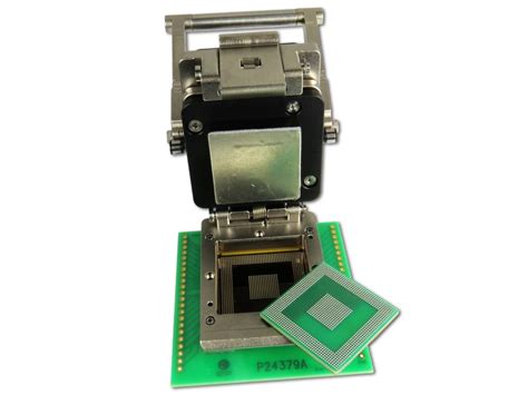 GHz Clamshell BGA Socket Uses High Performance Elastomer Electronic Products