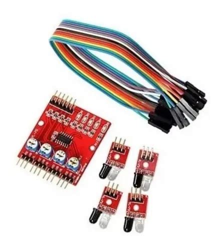 Smart Arduino Sensor De Obstaculos Infrarrojo De 4 Canales 3139 En