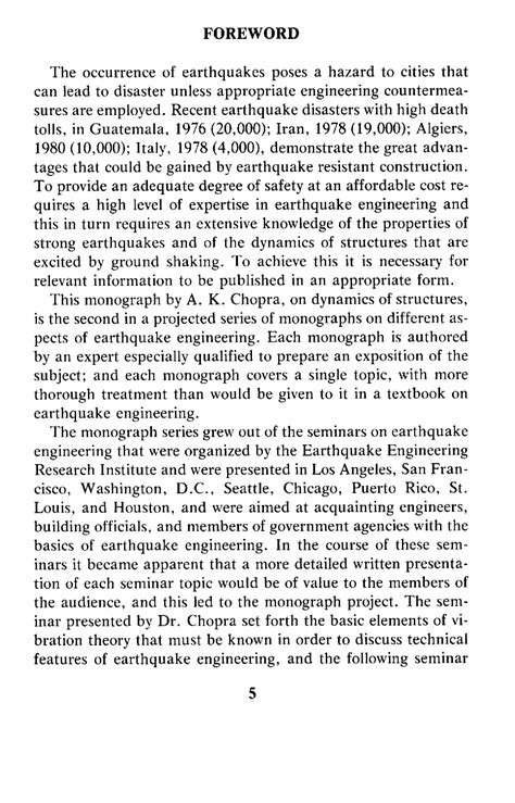 Dynamics Of Structures Anil Chopra PDF