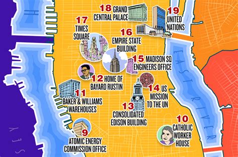 Walking Map Of Midtown Manhattan What The Midtown Map Mightve Looked