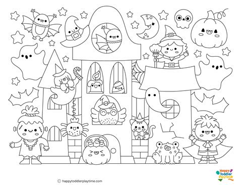 Haunted House Coloring Pages Free Printables 2025