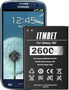 2600mah Galaxy S3 Battery2026 New Version Ultra High Capacity