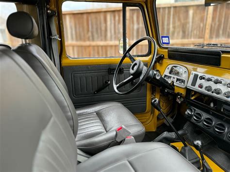 1971 Toyota Land Cruiser Fj40 Yellow With Gray Interior Fully