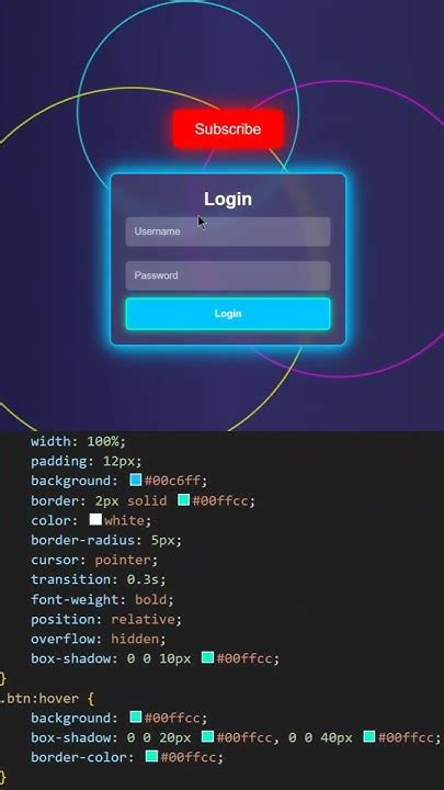 Day 03 😍 Micro Css Modern Login Page Animation Tutorial