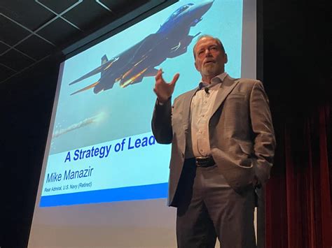 Retired Admiral Talks About Leadership Skills Local News