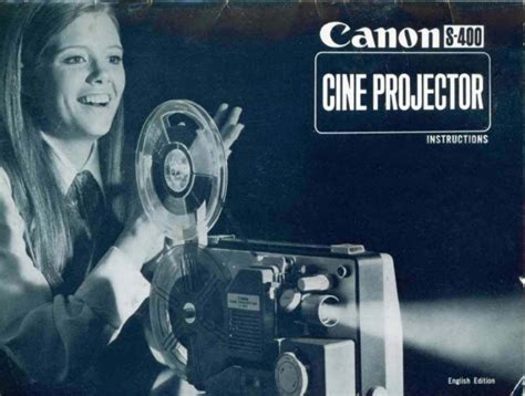 CANON S CINE PROJECTOR Manual Manuals Online