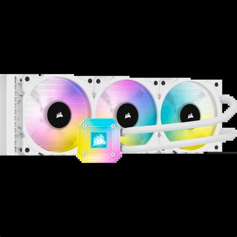 Icue H150i Elite Capellix Liquid Cpu Cooler — White