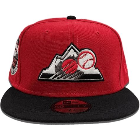 New Era Colorado Rockies 10th Years Anniversary Redblack 59fifty