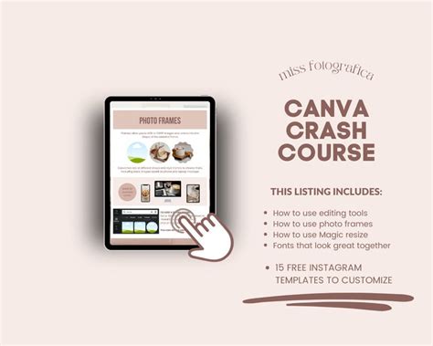 Canva Crash Course Learn Canva Done For You Ebook Digital Marketing