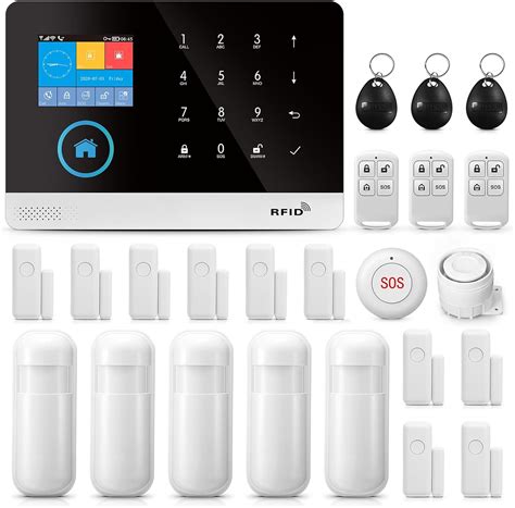 PGST Security Alarm System For Home WIFI Wireless House Alarm System With APP Alert And Calling