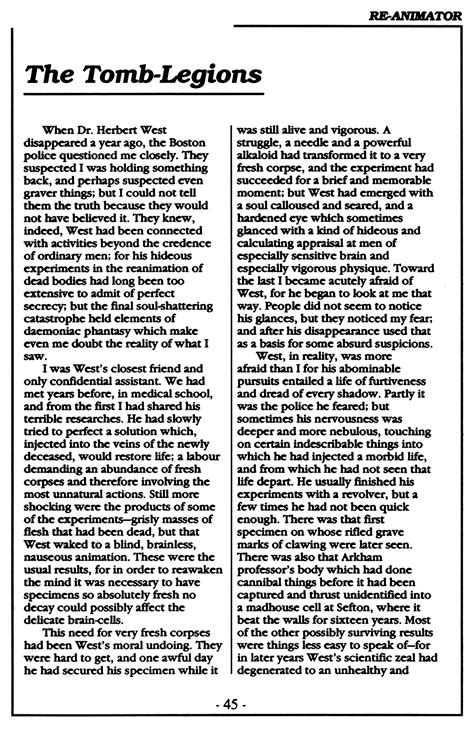 Read Online Re Animator Tales Of Herbert West Comic Issue Full