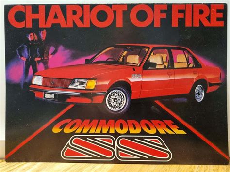 New Original Holden Vh Ss Commodore Chariot Of Fire Fold Out Brochure