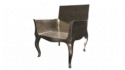 Art Nouveau Chairs In Smooth Antique Bronze By Paul Mathieu For S