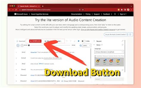 microsoft azure tts audio content creation tool creati ai