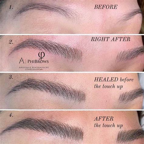 Microblading Healing Process After Touch Up What To Expect