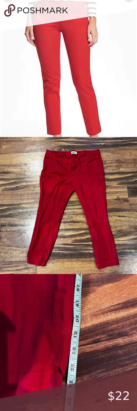 Red Old Navy Pixie Pants Guc Very Versatile And Stylish Pixie Pants Pants Stylish