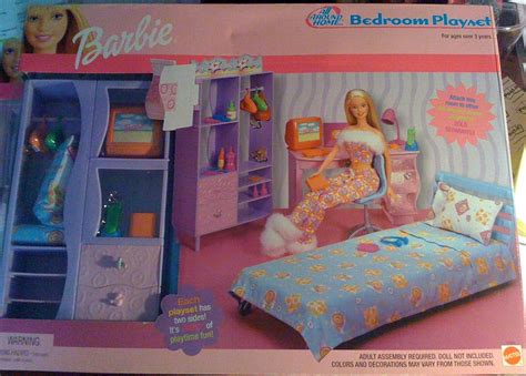 Barbie All Around Home Bedroom Playset Sides Of Playtime Fun Dolls Amazon Canada