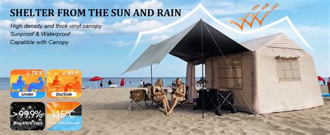 Senleeto Large Inflatable Tent For Camping 10 12 Person