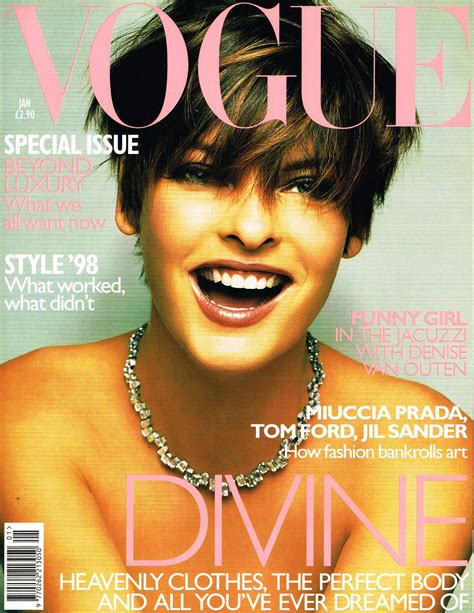 Linda Evangelista Throughout The Years In Vogue Linda Evangelista