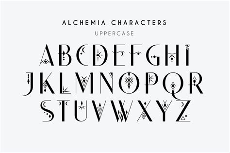 Alchemia Mystical Sans Serif Font Behance