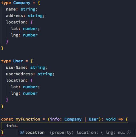 Union Of Common Methods Performed By TypeScript When Using Interface Or Type