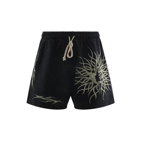 Flame Yang Shorts Black Tons Shop