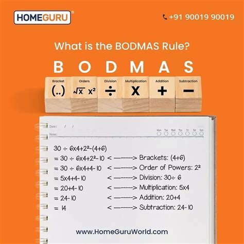 Bodmas Rule Math Bodmas Learning Math Math Methods