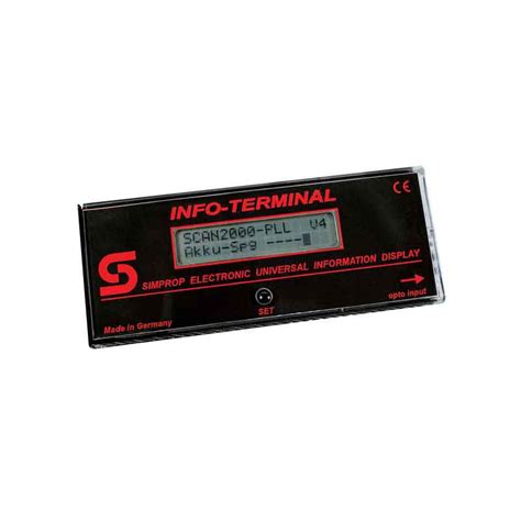 Terminal Info Radio Accessory Scientific Mhd
