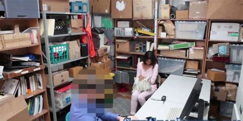 Shoplifting Teen Gets Face And Mouth Spermed