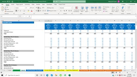 Excel Financial Model Template