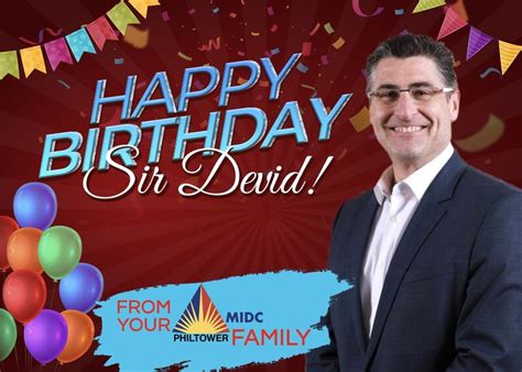 Happy Birthday Boss Devid Gubiani Philtower Midc
