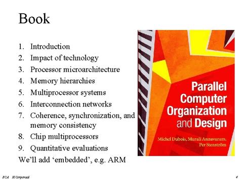 Embedded Computer Architecture 5 Sia 0 Overview Henk