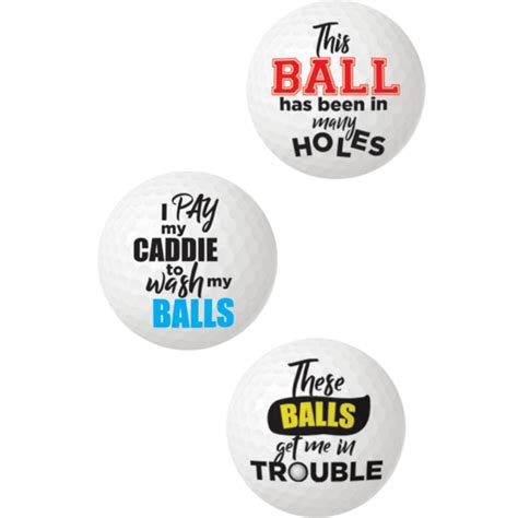 Balls Deep Novelty Golf Balls Couplesonline