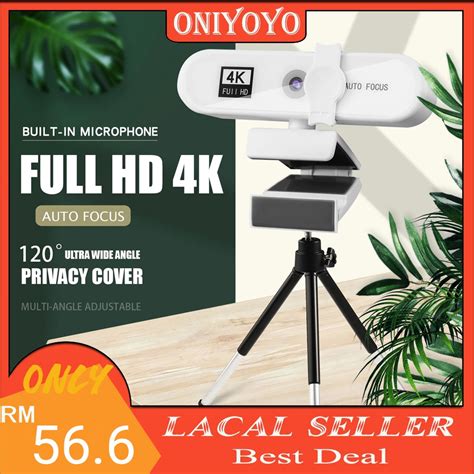 4k 2k 1k 1080p Web Camera Webcam Full Hd With Microphone Autofocus