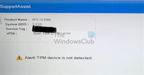 Fix Alert TPM Device Is Not Detected Error On Dell Computers
